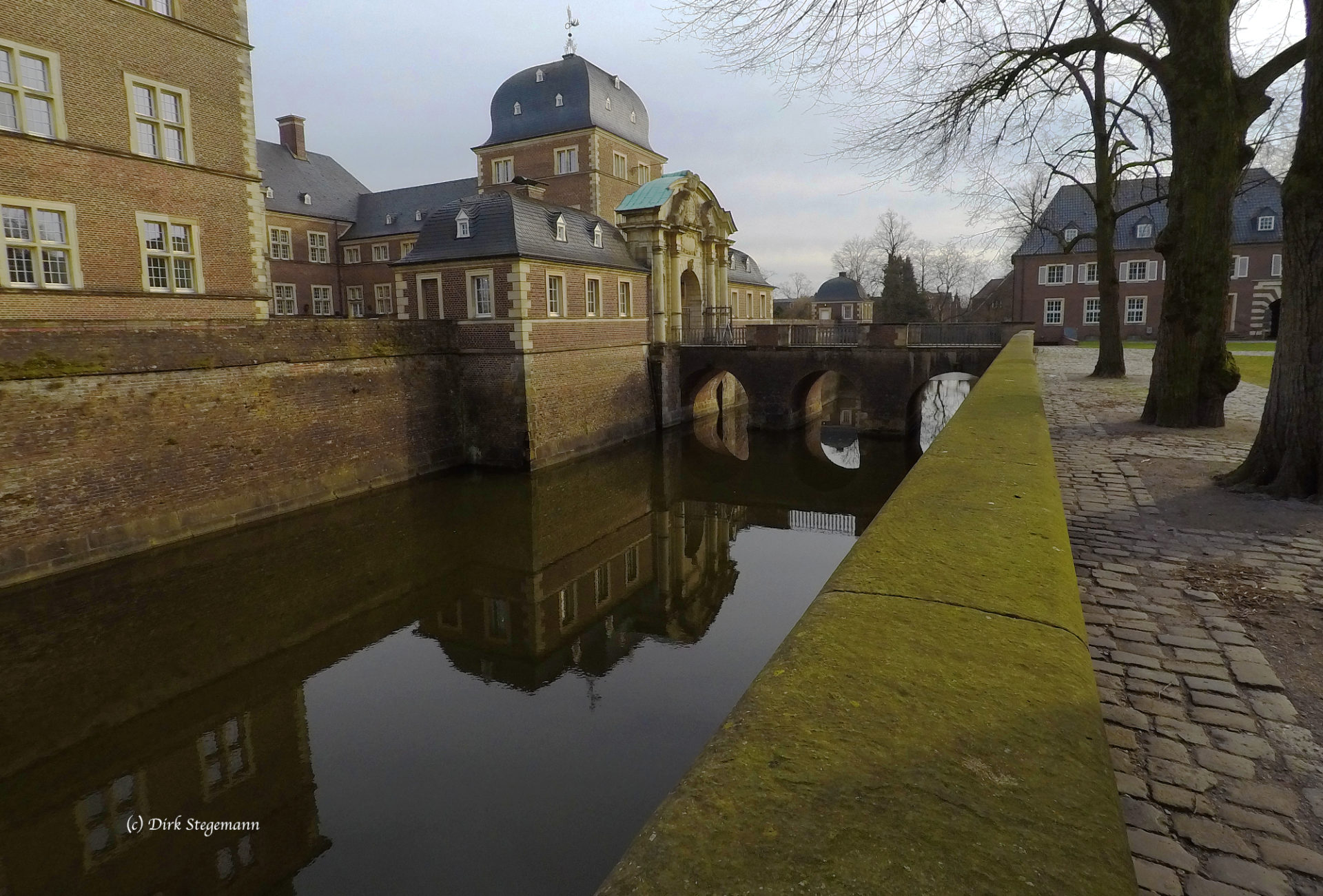 Schloss Ahaus im Winter 2018 - aktives Münsterland