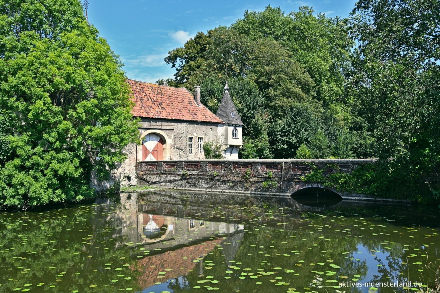 Spaziergang um das Schloss Buldern - aktives Münsterland